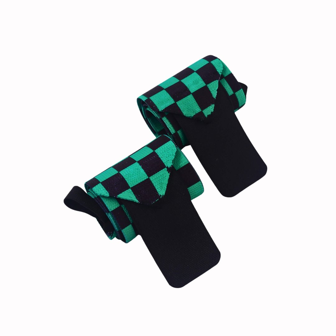 Asanoha Nezuko Wrist Wraps | Anime Gym Accessories – Akinci Strength